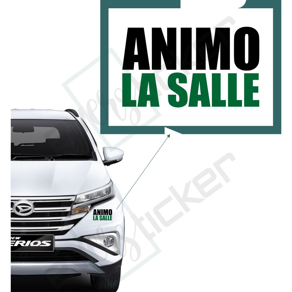 Animo La Salle DLSU sticker V1 for gadget, guitar, wall, car ...