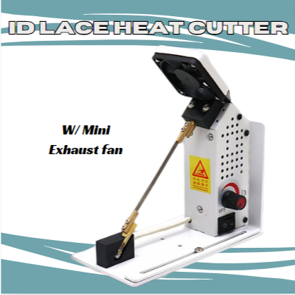 QUAFF Heat ID Lace Cutter with Mini Exhaust Fan Portable Heat Cutting ...