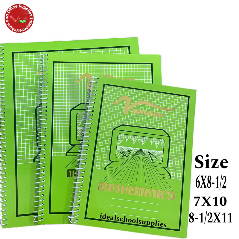 VANDA MATH NOTEBOOK 80 Leaves | Shopee Philippines