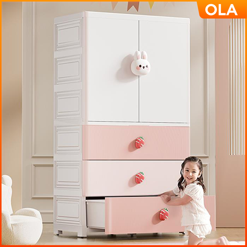 OLA baby clothes cabinet Cartoon/Children Wardrobe Storage cabinet for ...
