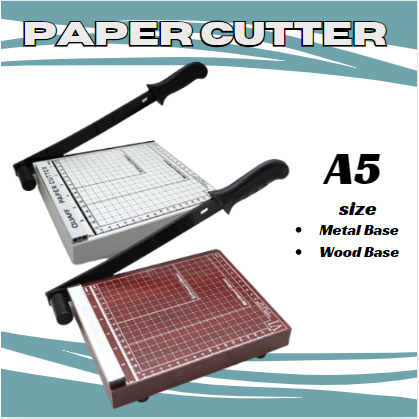 A5 Size QUAFF Paper Cutter Wood Base or Metal Base (7x8inches) | Shopee ...