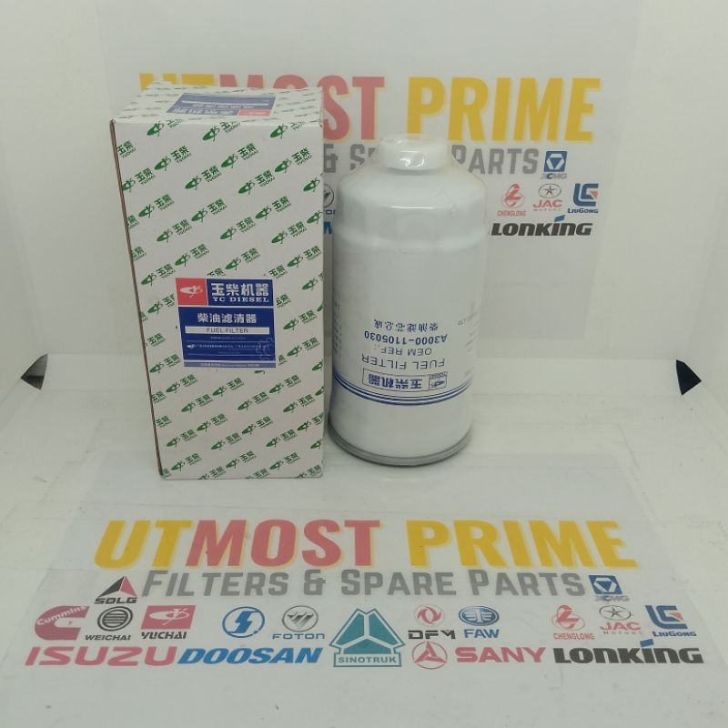 MEGATRUX FUEL FILTER A3000-1105030 CX0712B YC6A YC4G YC6J YC6G FOTON ...