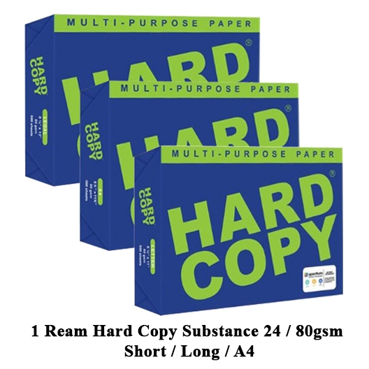 1 Ream Hard Copy Bond Paper 80gsm Substance 24 | Shopee Philippines