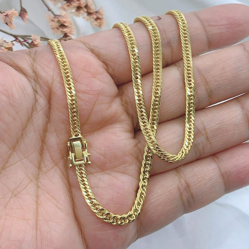 18k Gold Tripple lock | 20” | est.6.10-6.20. | Shopee Philippines