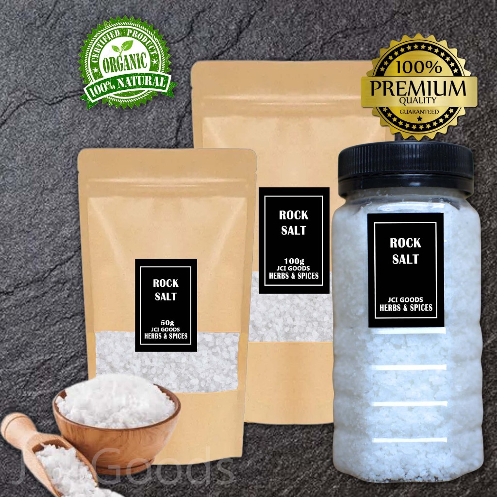 ROCK SALT Herbs and Spices 200ml/100g/50g | Shopee Philippines