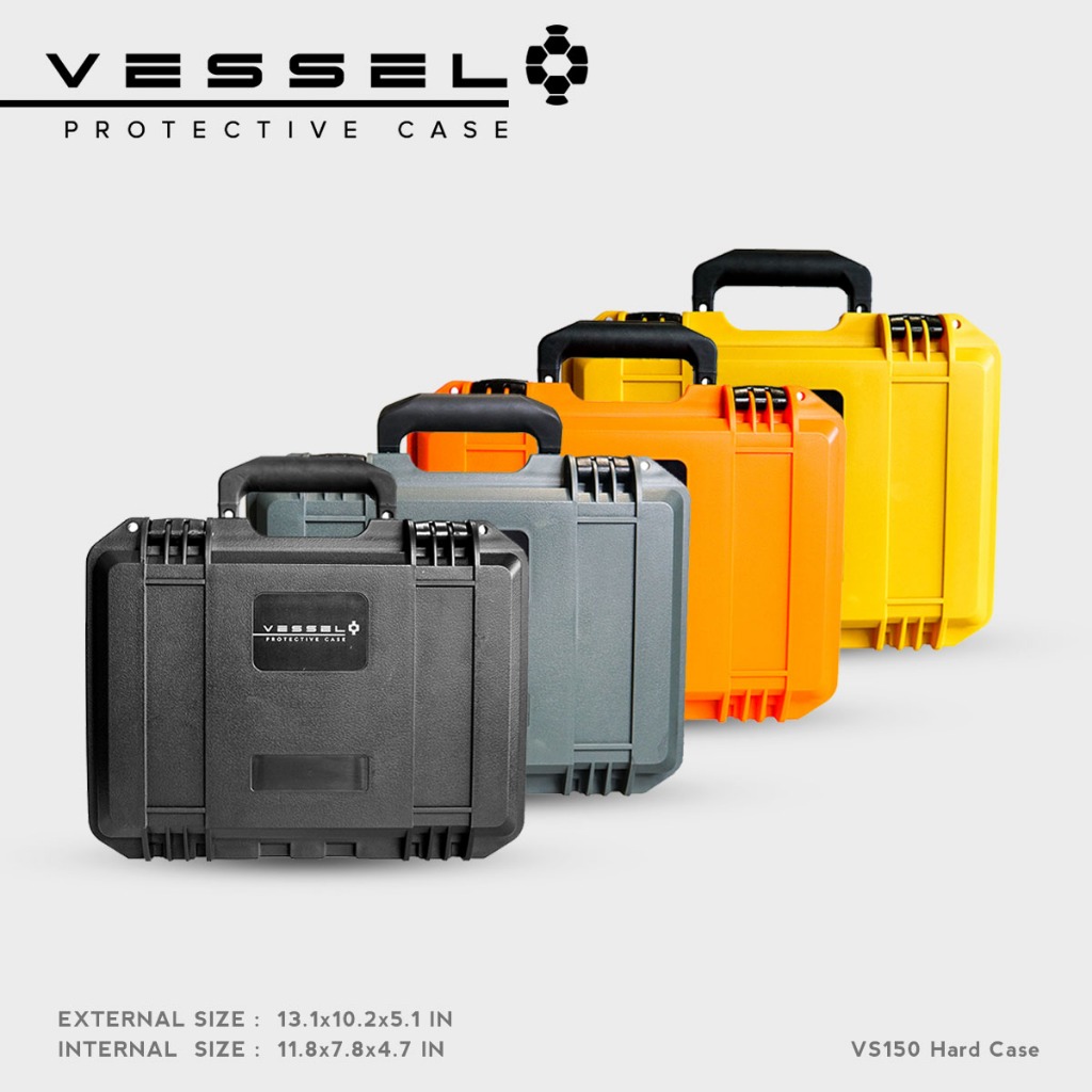 VESSEL VS150 Portable Hard Case for Photography, Equipment, Instruments ...