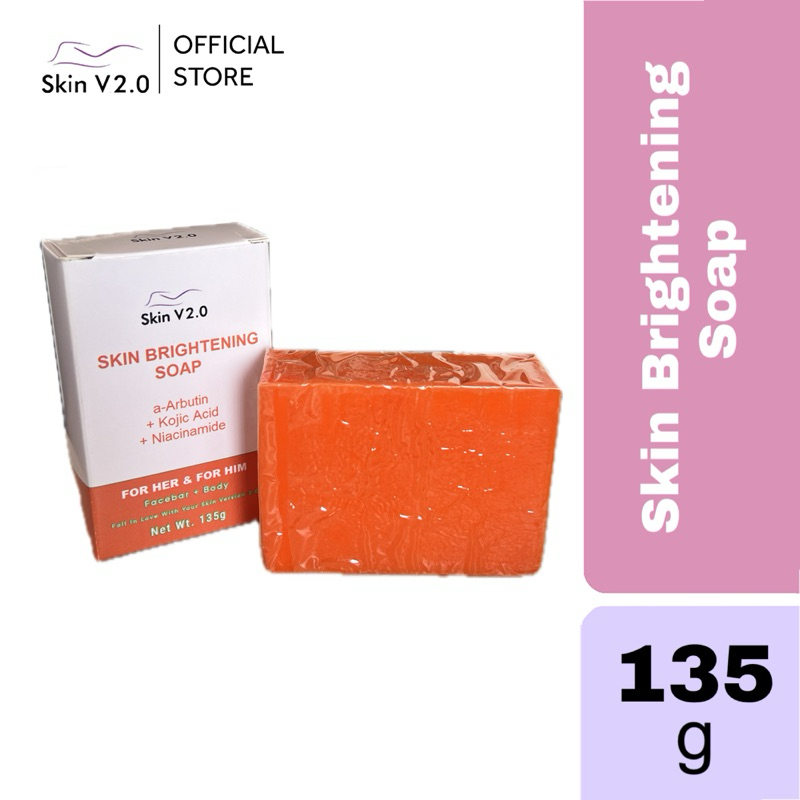 Skin V2.0 Skin Brightening Soap 135g | Shopee Philippines