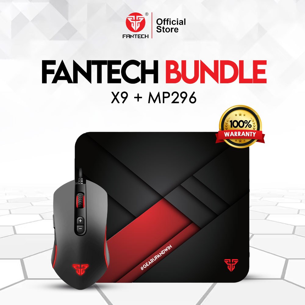 Fantech X9 THOR Macro RGB Gaming Mouse Bundle with MP296 Vigil Mousepad ...