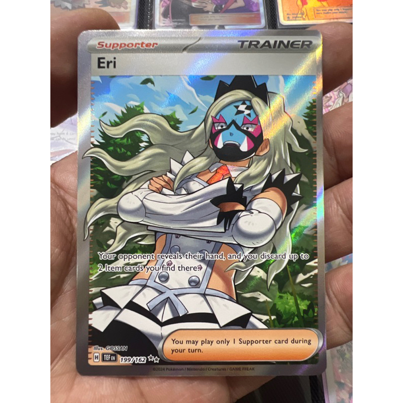 Pokemon TCG Eri Full Art Temporal Forces 199/162 | Shopee Philippines