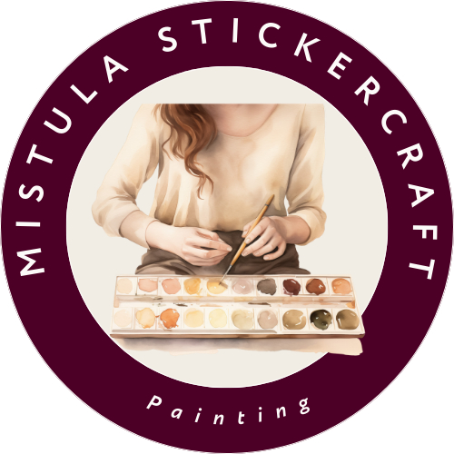 Mistula Stickercraft Painting Matte PET Tape Artist Half Roll/Whole ...