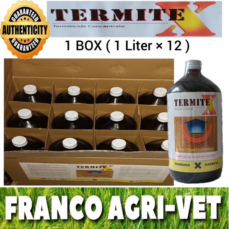 Termite X Termiticide Concentrate / Pamatay Anay / Termite Killer 1 Box ...