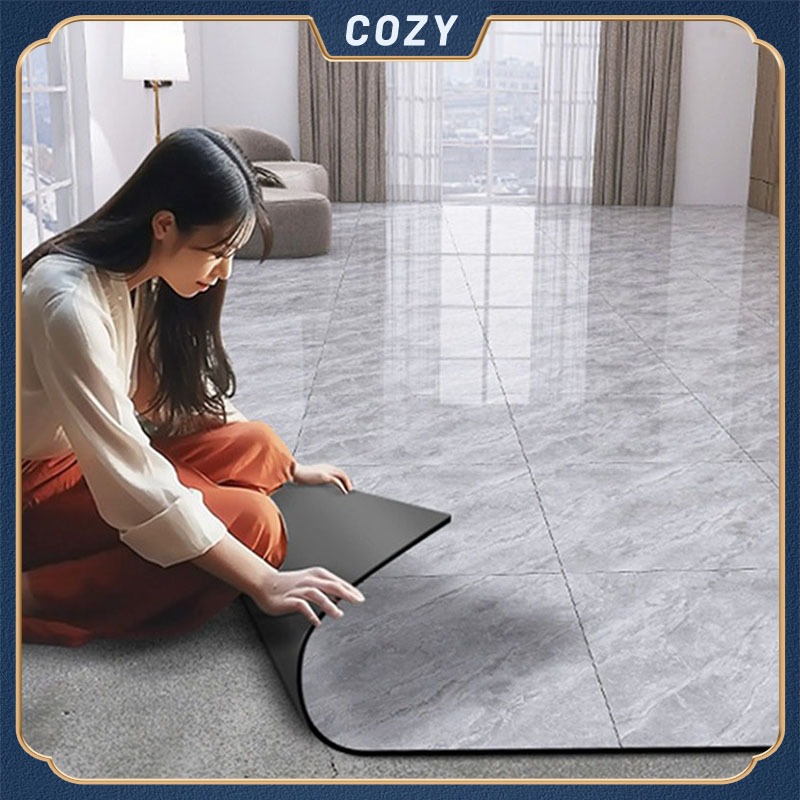 PVC Vinyl Flooring Stickers Waterproof Self-adhesive Wear-resistant ...