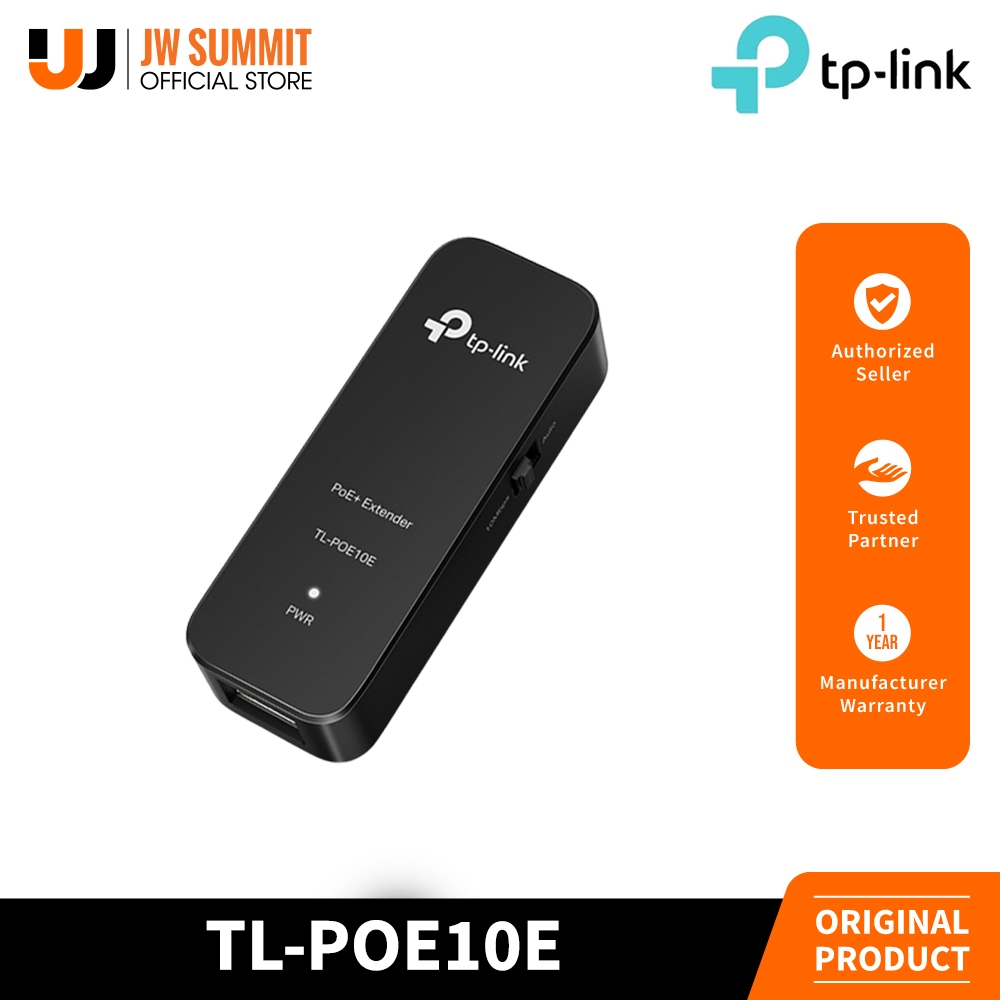 TP-Link TL-POE10E Fast Ethernet PoE+ Plug and Play Extender | Shopee ...