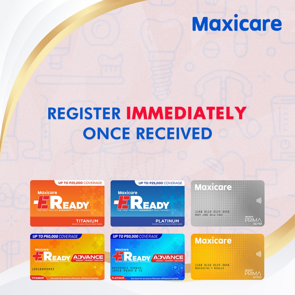 Maxicare EReady Platinum Prepaid Emergency Health Card | Shopee Philippines