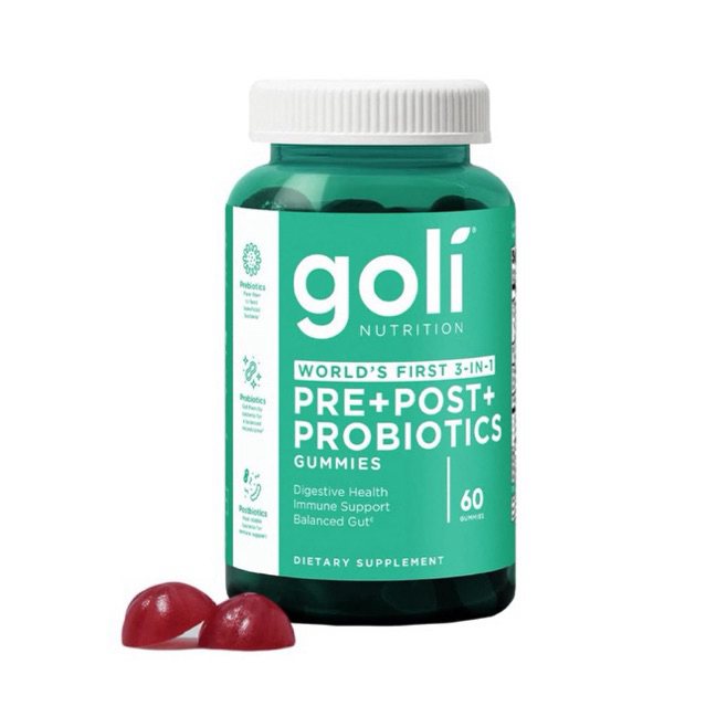 Goli Nutrition Pre+Post+Probiotics, 60 Gummies | Shopee Philippines