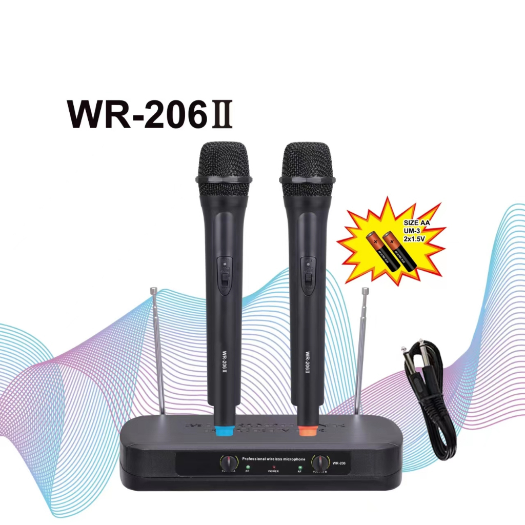 𝐋𝐌 𝐖𝐑 𝟐𝟎𝟔 𝐈𝐈/ 𝐖𝐑-𝟐𝟎𝟔 𝐥𝐥 Professional Heavy Duty Dual Rion Wireless ...
