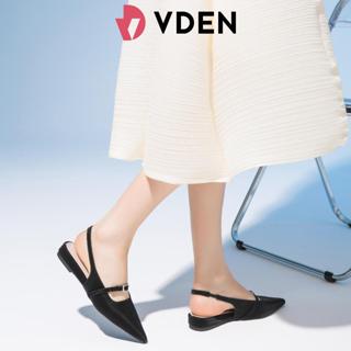 VDEN Slingback Pointed Shoes 1.1INCH French Style Toe Slingback ...