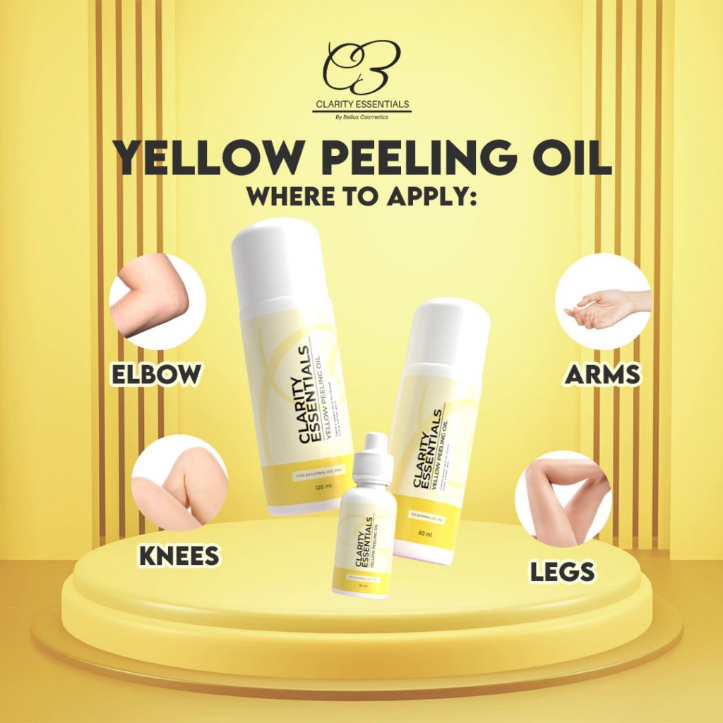 Yellow Peeling Oil - Skin Peeling - Body Peeling | Clarity Essentials | Shopee Philippines