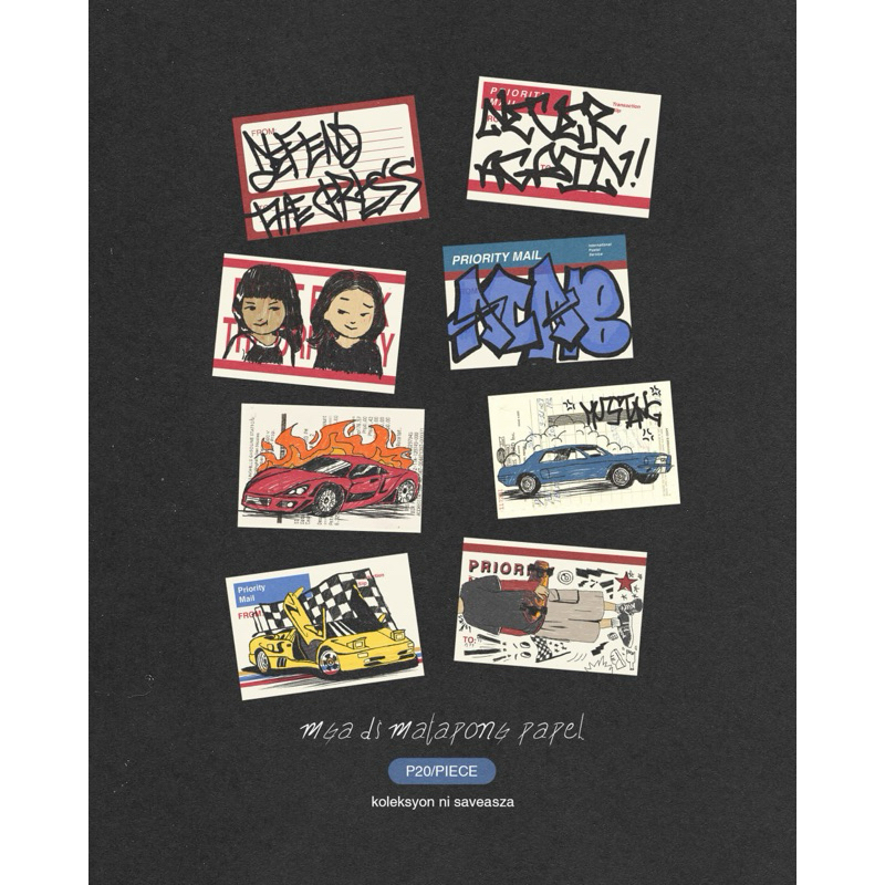 mga di matapong papel stickers | Shopee Philippines