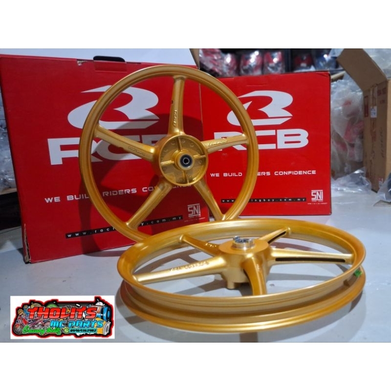 rcb mags gold 5spoke*xrm125/xrm110/rs125/wave125 | Shopee Philippines