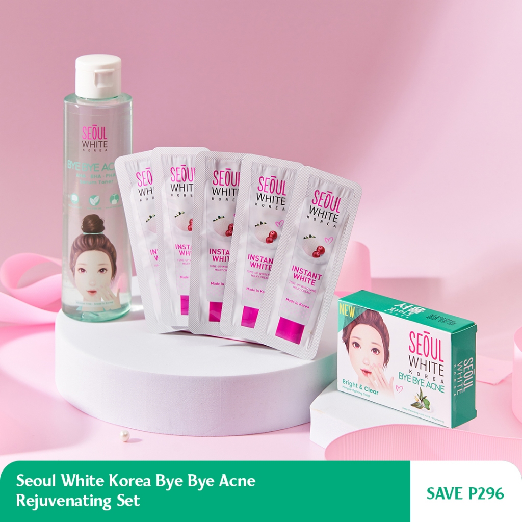 Seoul White Korea Bye Bye Acne Rejuvenating Set - for Anti-Acne, Deep ...