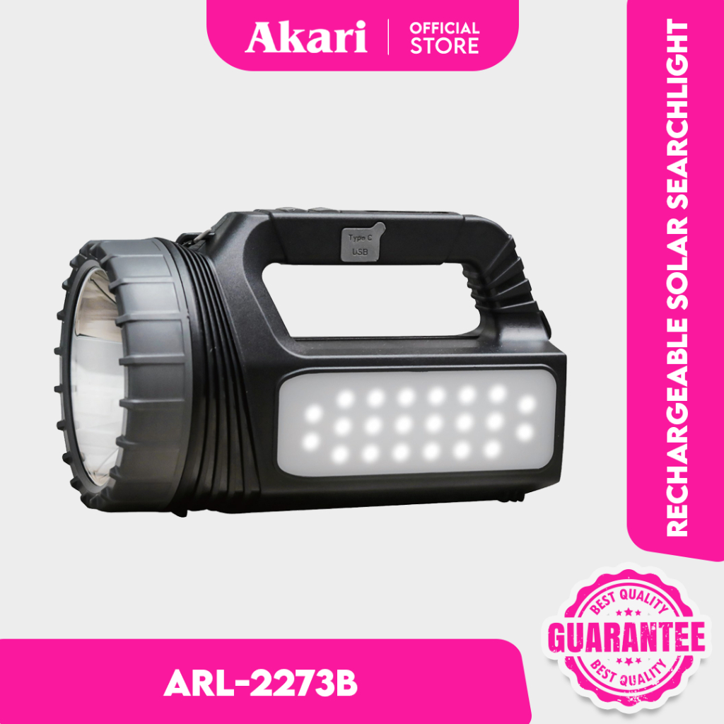 Akari Solar Searchlight with Lantern Color (ARL-2273) | Shopee Philippines