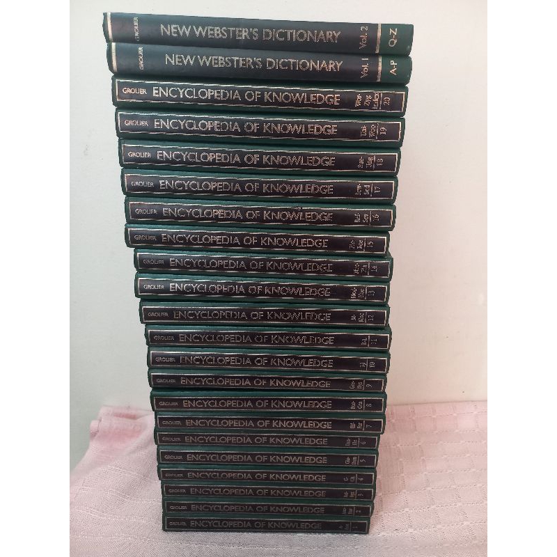 GROLIER ENCYCLOPEDIA OF KNOWLEDGE INTERNATIONAL EDITION HARDCOVER ...