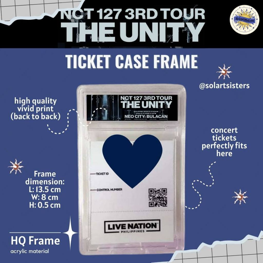 NCT 127 3rd World Tour 'NEO CITY : BULACAN - THE UNITY Ticket Case ...