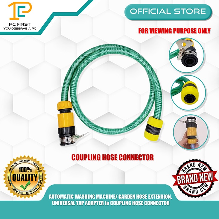 PC FIRST AUTOMATIC WASHING MACHINE/ GARDEN HOSE EXTENSION, UNIVERSAL ...