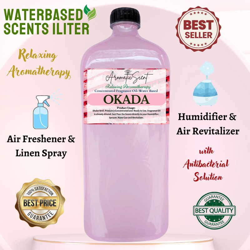 OKADA Water Based Scents for Humidifier, Air Freshener, Linen Spray and ...