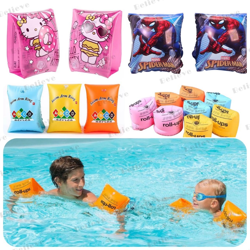 inflatable swimming arm floats for kids arm bands arm ring vest for ...