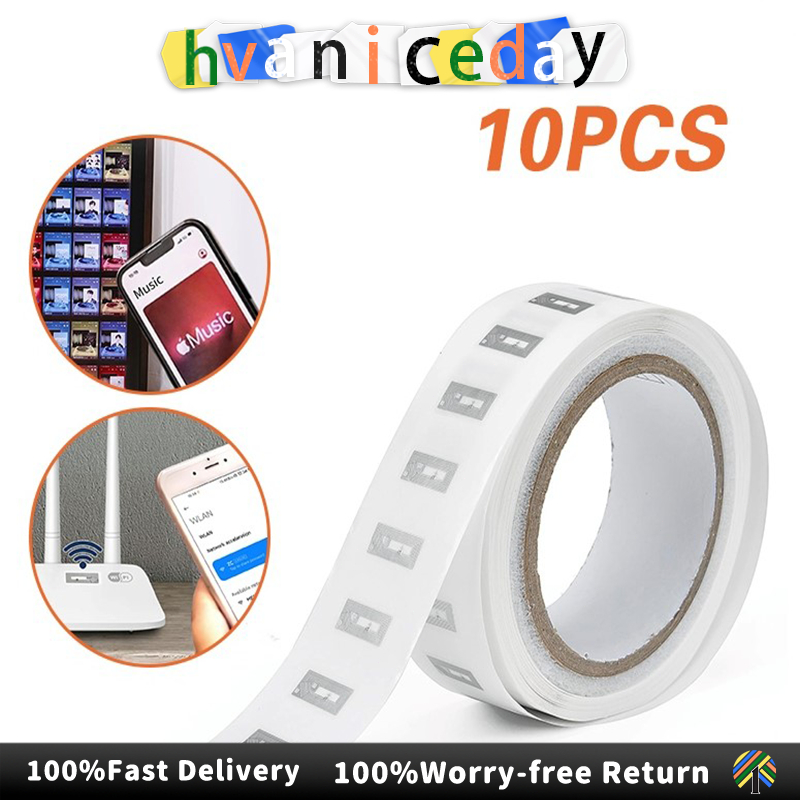 10Pcs/Set NFC Stickers NTAG213 Tags Lable Ntag213 14443A RFID Tag 13 ...
