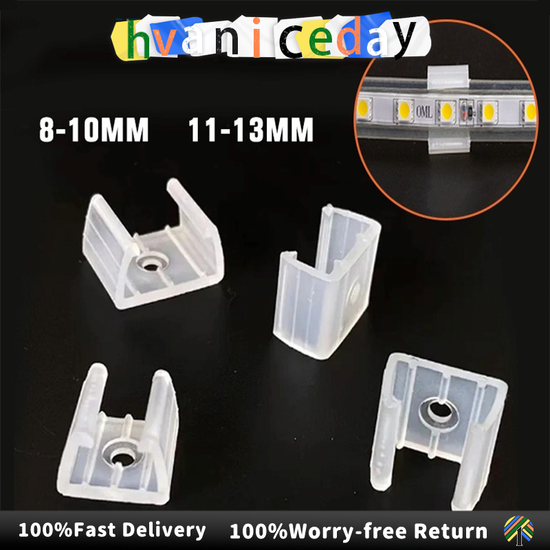 40pcs LED Strip Clips Connector Neon Mounting Clips Flexible Light ...