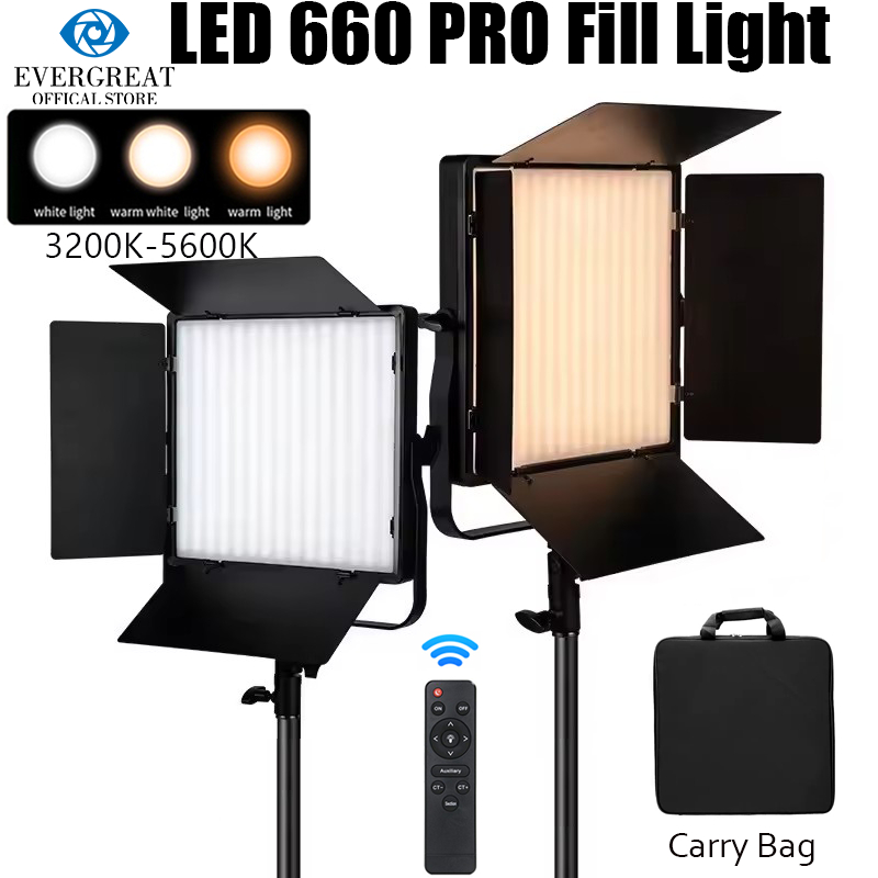 LED U660 Remote Control Adjustable Portable Film Photo Studio Video ...