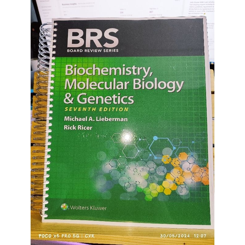 BRS Biochemistry, Molecular Biology, and Genetics 7th Edition | Shopee ...