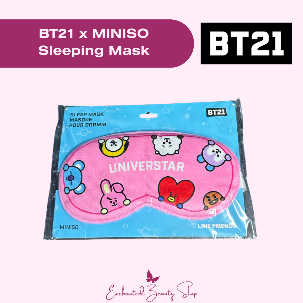 BT21 x MINISO Sleeping Mask | Shopee Philippines