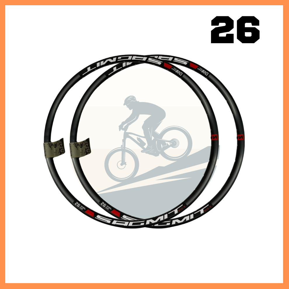 2pcs Sagmit Evo 3 Rim for Mountain Bike Mtb Wheel Size 26 27.5 29 32H ...