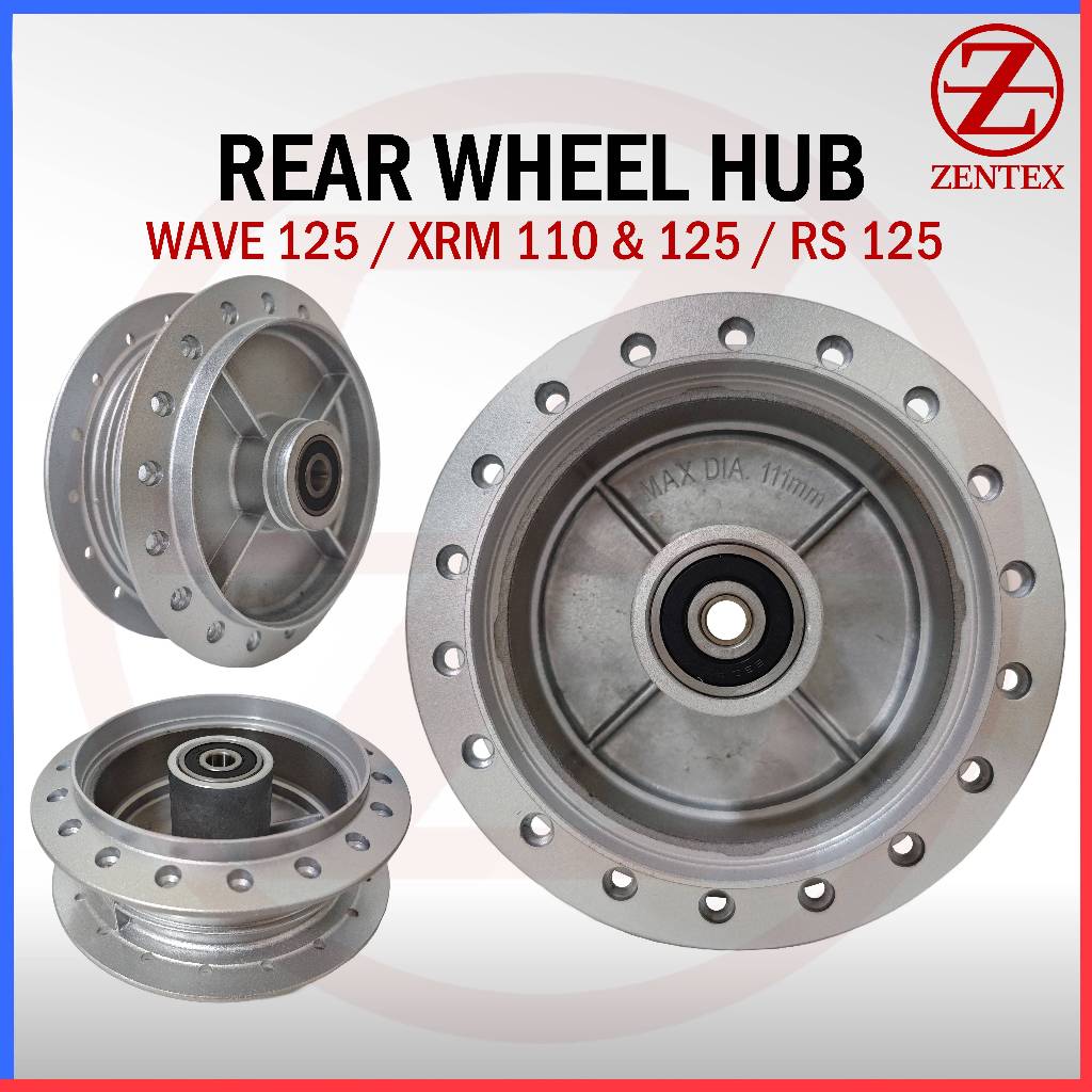 REAR HUB ALLOY WAVE 125 / WAVE 100 / XRM 110 / XRM 125 / RS 125 FOR ...