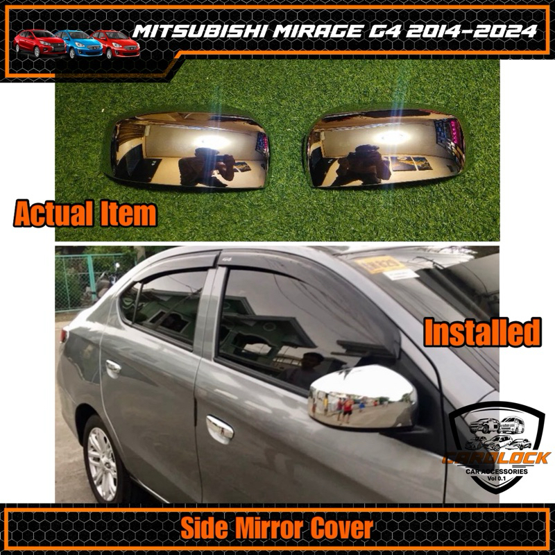 Mitsubishi Mirage G4 2014 - 2024 Side Mirror Cover Chrome | Shopee ...