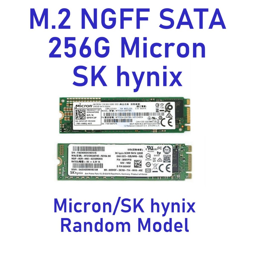 (NGFF) M.2 SATA NGFF SSD 128GB 256G 512G 1TB for Desktop/Laptop/PC ...