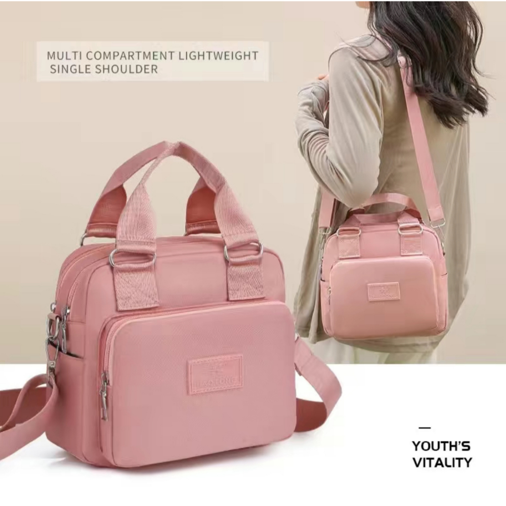 Mumu 5042 Fashion Women Sling Bag Solid Color Students Shoulder Bags ...