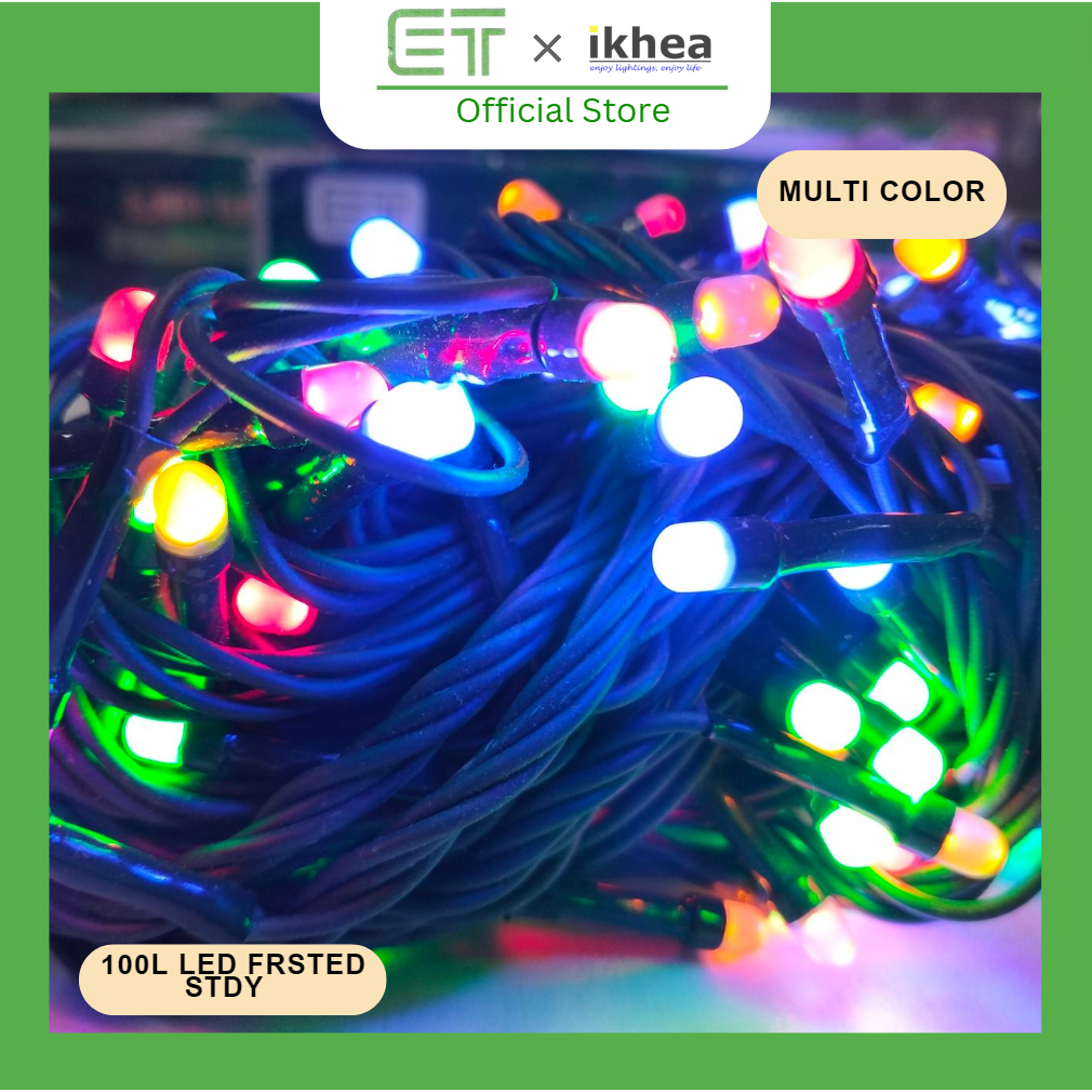 ET 100L LED STEADY Christmas Light with End to End | Shopee Philippines