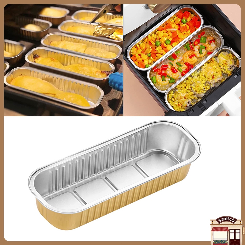 20/50pcs Disposable Grilled Durian Box Without Cover Rectangular ...