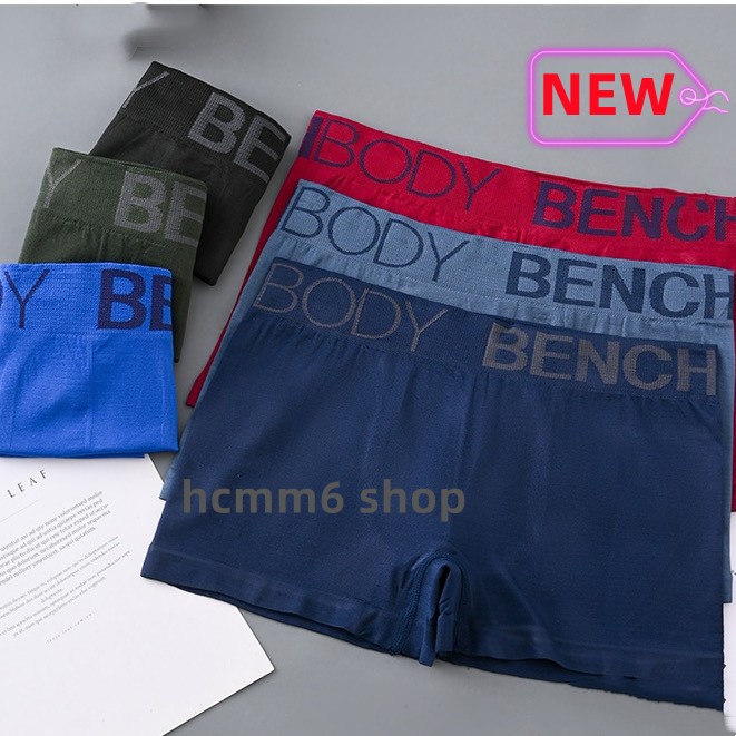 12 Pcs Bench Body Boxer Brief For Men 6pcs Men's Underwear High Elastic ...