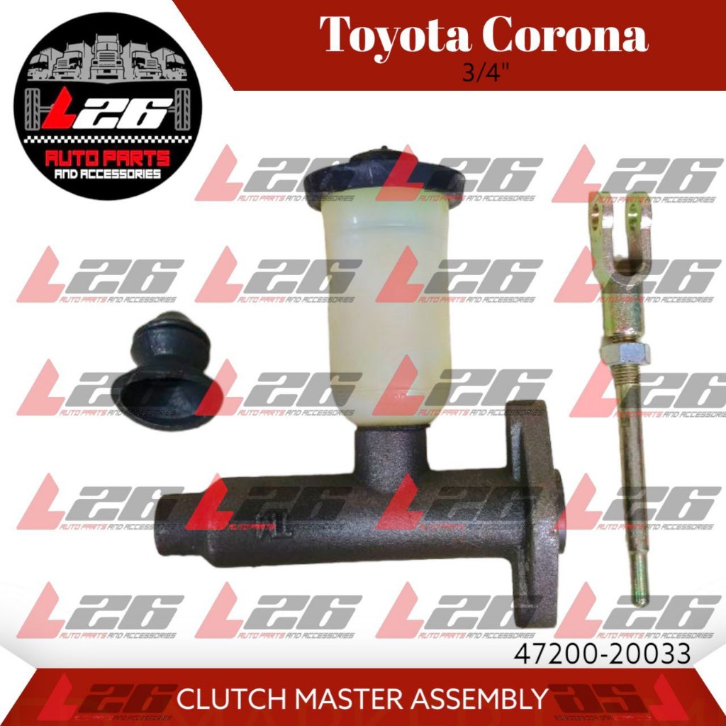 3/4" CLUTCH MASTER ASSEMBLY FOR Toyota Corona CLUTCH MASTER ASSEMBLY ...