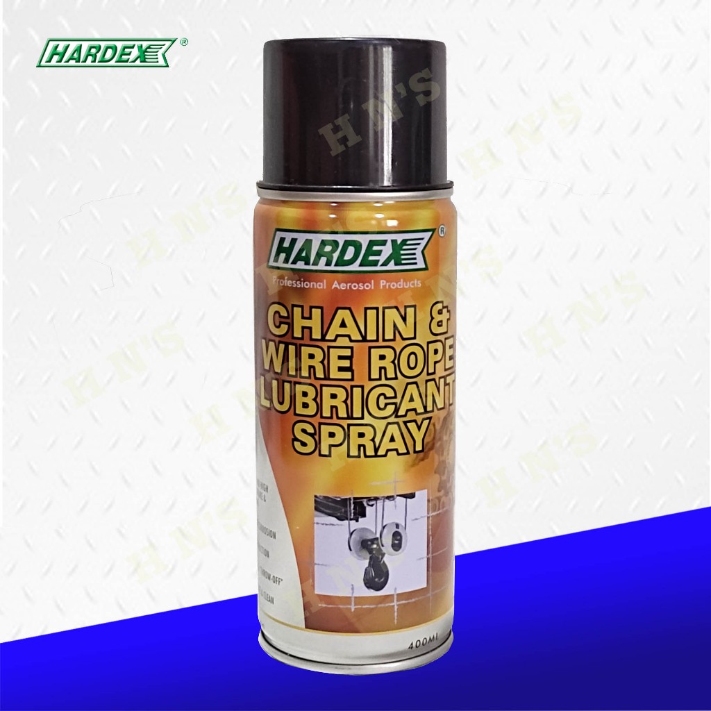 Hardex Chain Lube and Wire Rope Lubricant Spray 400ml | Shopee Philippines