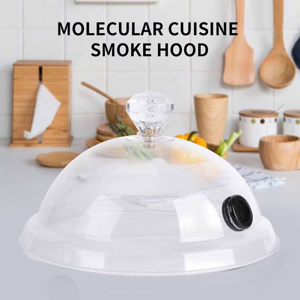 Acrylic Smoking Dome Cover Transparent Molecular Cuisine Smoking Cloche ...