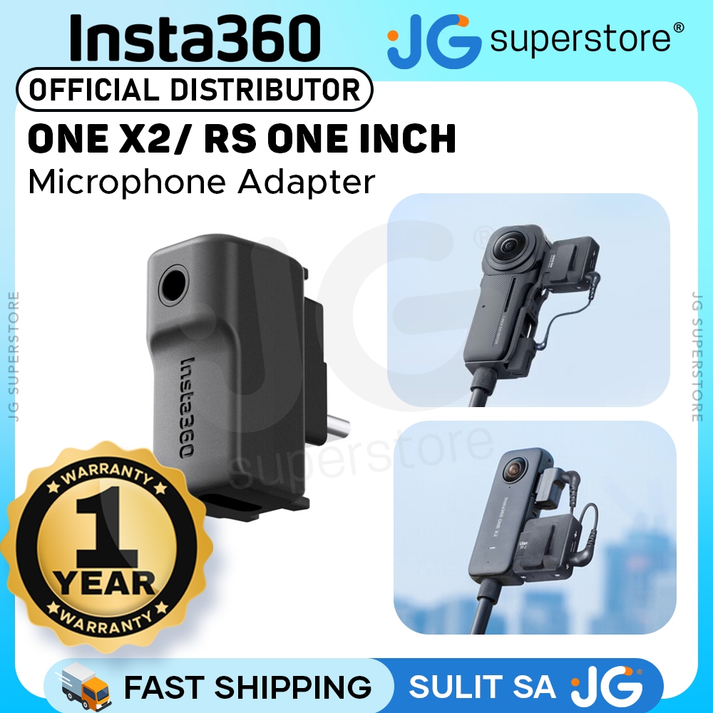Insta360 Vertical Microphone Adapter for ONE RS Action Camera with Type ...