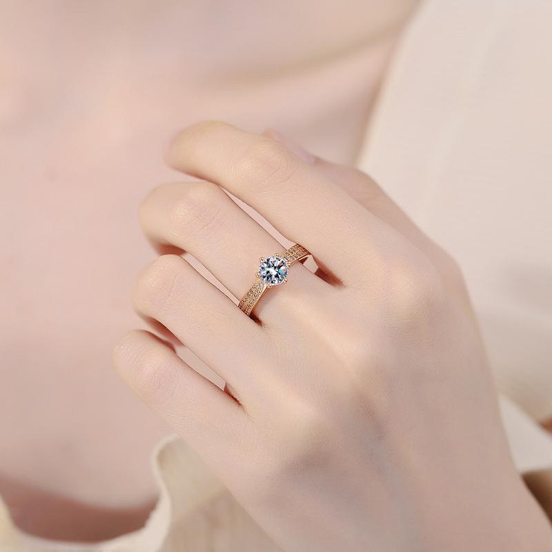 OURA Fashion Gold Adjustable Ring for Women with Stone (OGDR010 ...