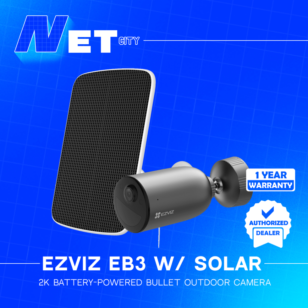 EZVIZ EB3 2K Standalone Smart Home Battery-Powered Colored Outdoor CCTV ...